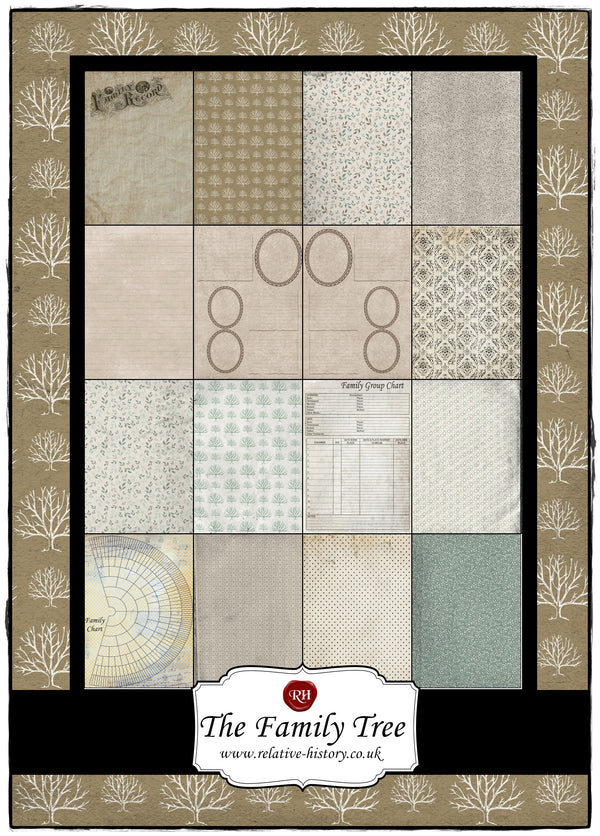 Family Tree Papercraft Collection – Relatively Thoughtful