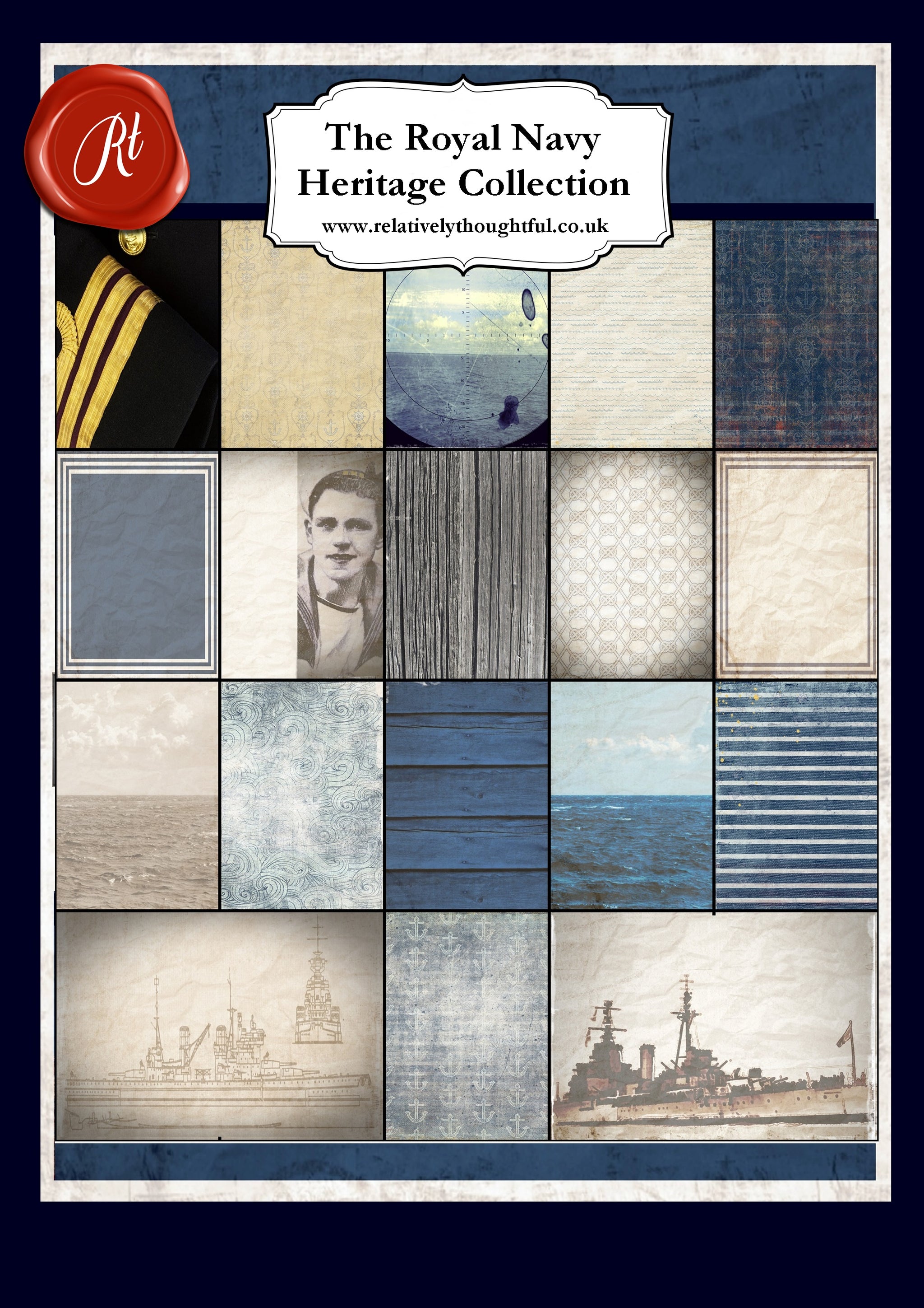 The Royal Navy Heritage collection A4 - Digital Download – Relatively ...